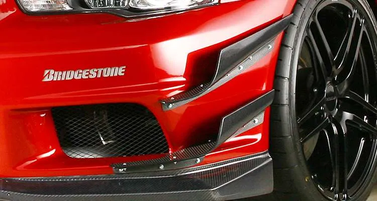 Varis EVO X CZ4A ’09 Version Hyper Double Canard for Front Bumper Ver ...