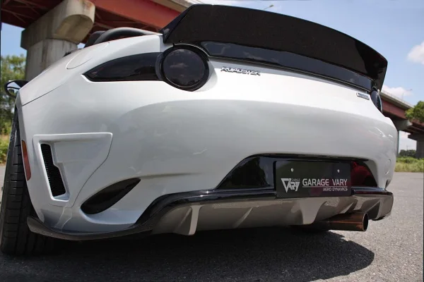 Garage Vary FRP Rear Diffuser T-2 - Mazda Miata ND | First Gear Project