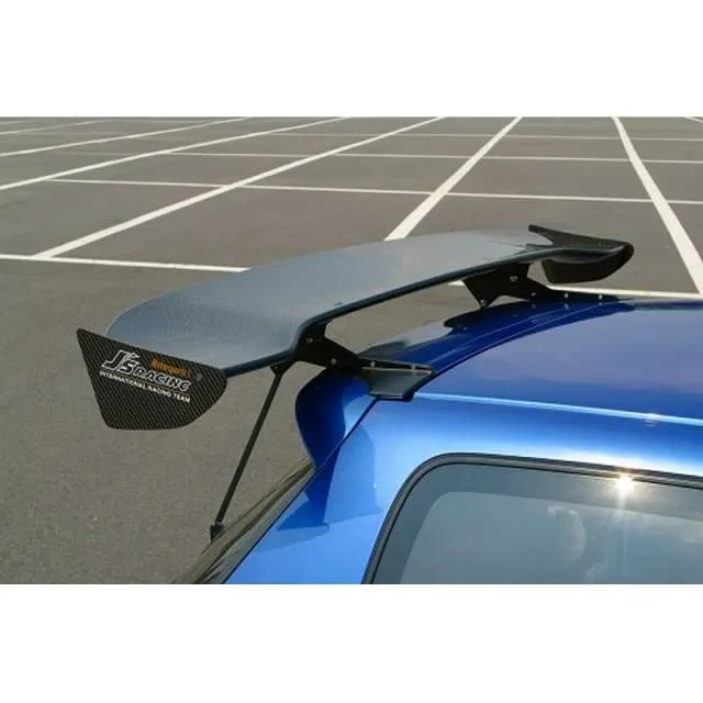 J's Racing 3D GT Wing (Type 1 / Wet Carbon / 1350mm) - Honda Civic EG ...
