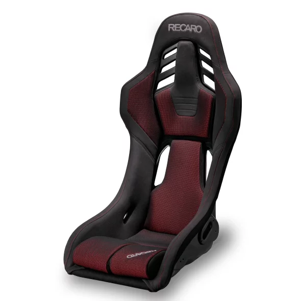 RECARO RSS BK - Black Kamui x Red Brilliant Mesh | First Gear Project