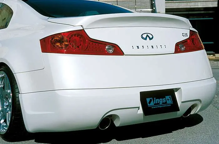 ings LX-SPORT Rear Wing Infiniti G35 | First Gear Project