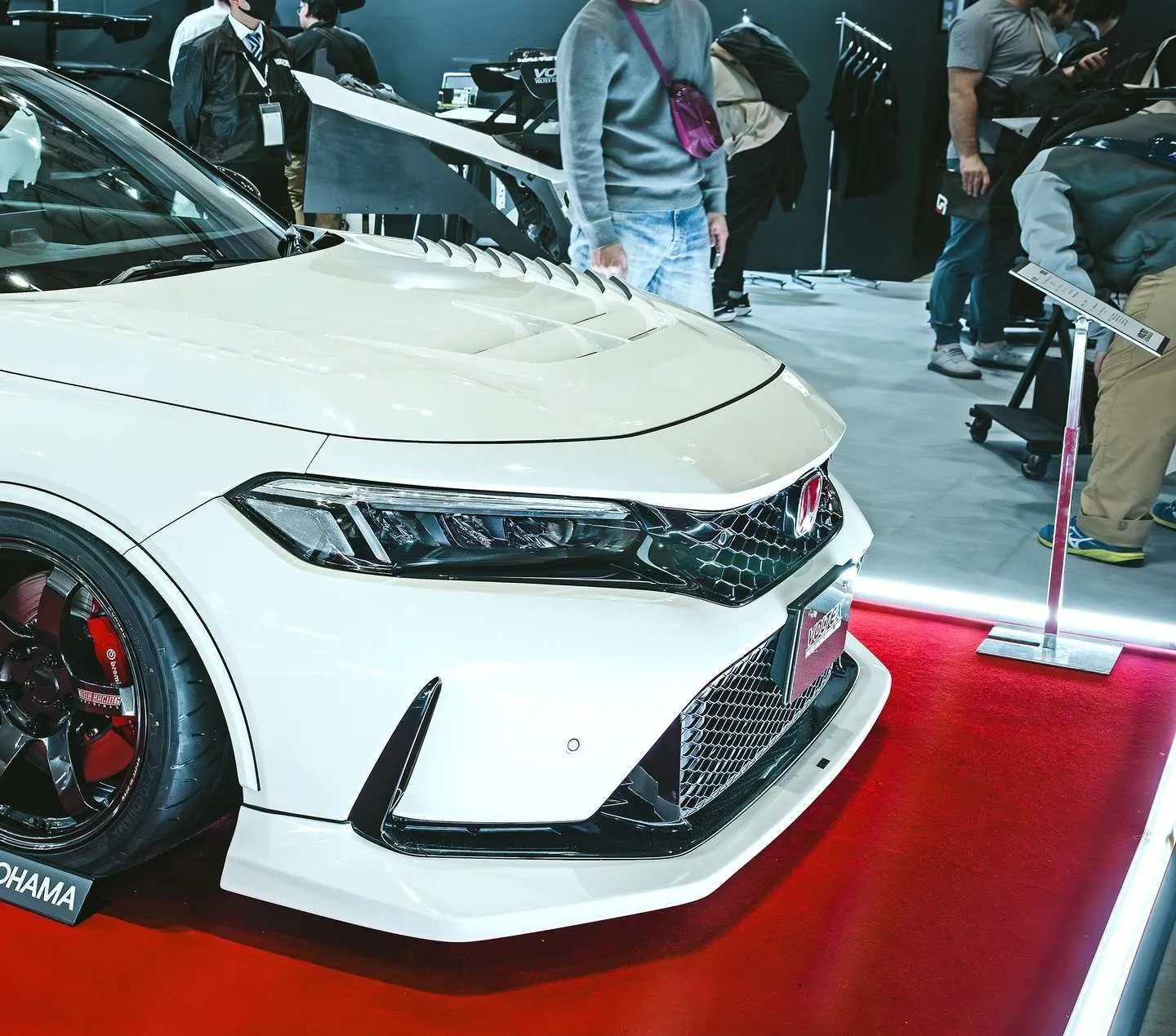 Voltex Racing Civic Type R FL5 Front Under Spoiler w/ Under Wing (FRP ...