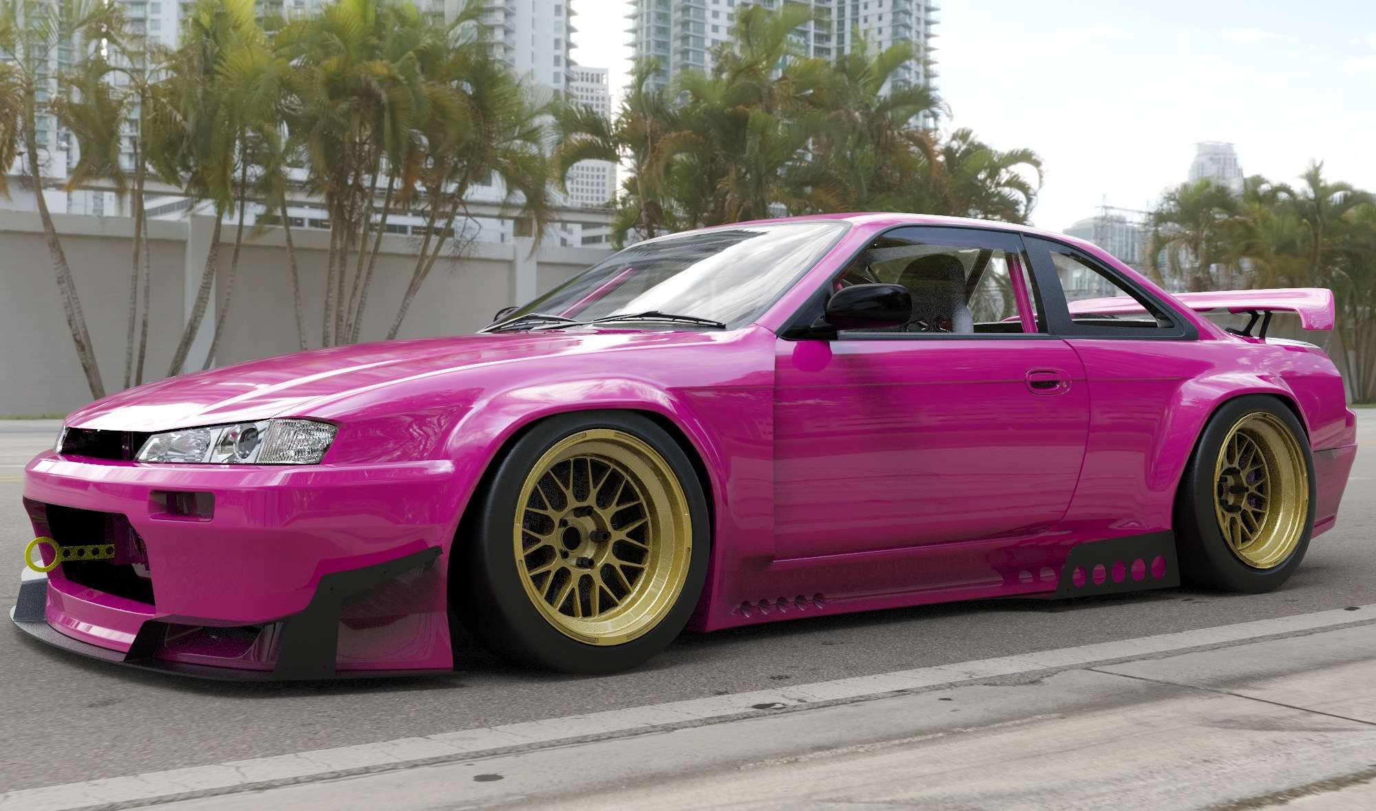 Pandem (TRA Kyoto) Silvia S14 / 240sx Kouki V3.5 Widebody Kit | First ...