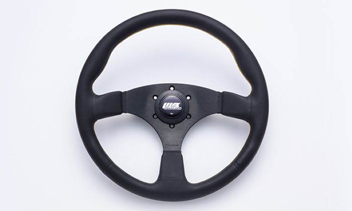 Works Bell Steering Wheel Type III 350 Yellow Stitch | First Gear Project